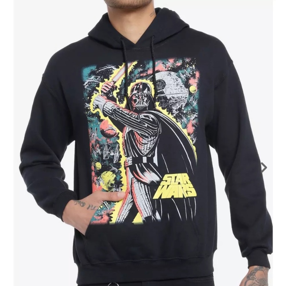 Hot Topic Official Star Wars Darth Vader Vibrant Hood… - Gem